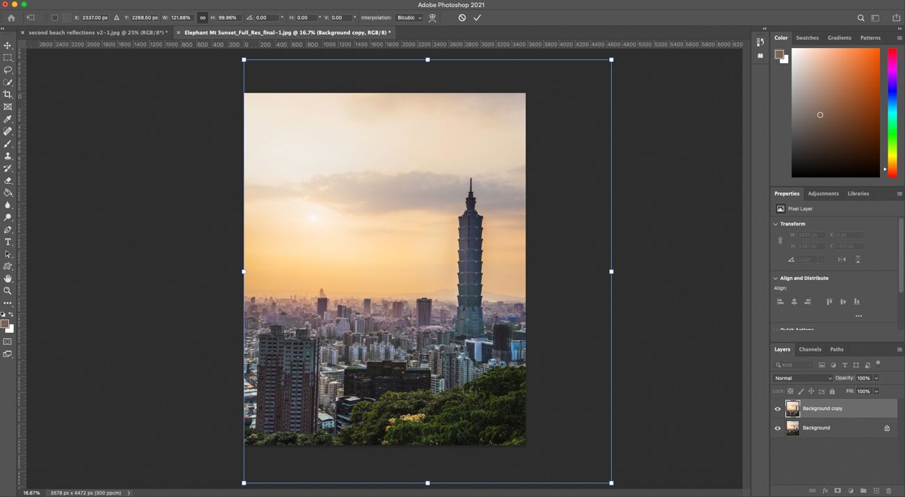Easiest Method to Stretch an Image in Photoshop