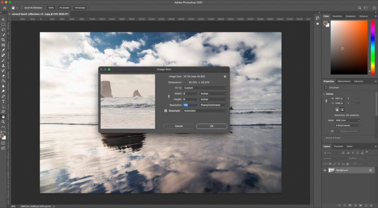 Easiest Method to Stretch an Image in Photoshop