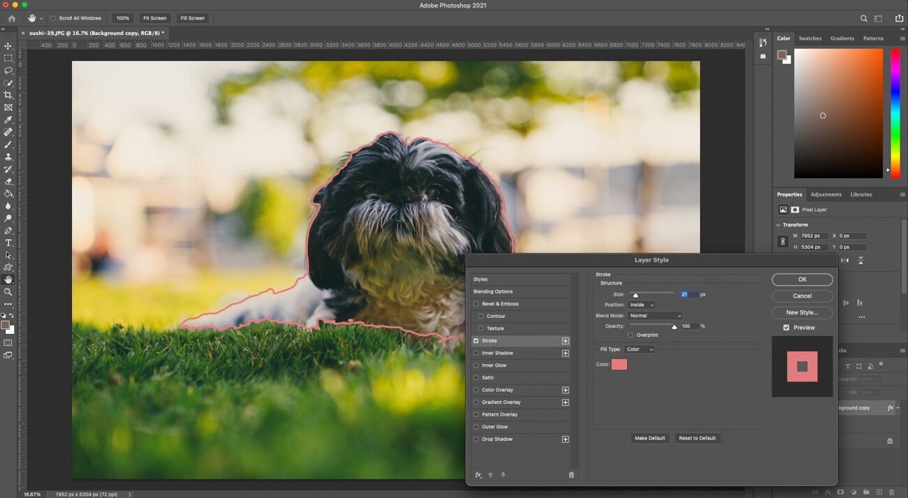 How to Outline an Image in Photoshop